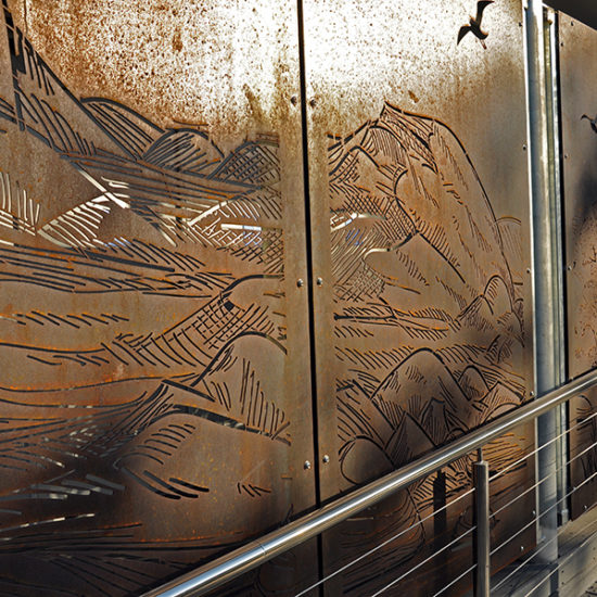 Public building screening - PO Box Designs