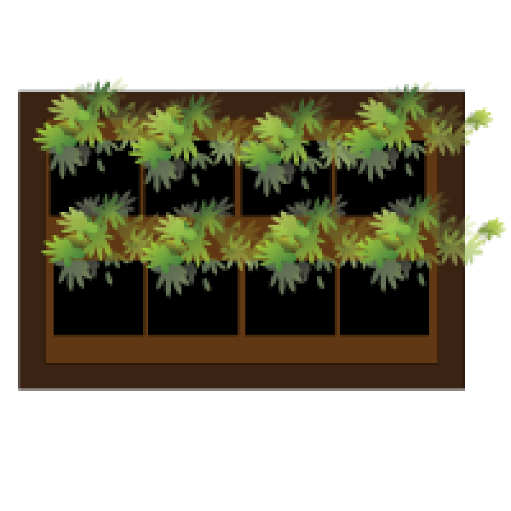 Rectanglular Vertical Garden Pods - PO Box Designs